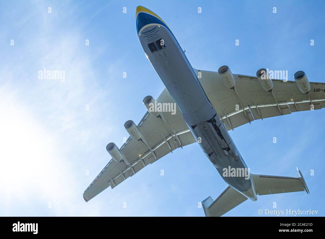 Kyiv, Ukraine - May,10, 2020: The plane Antonov 225 AN-225 Mriya, the ...