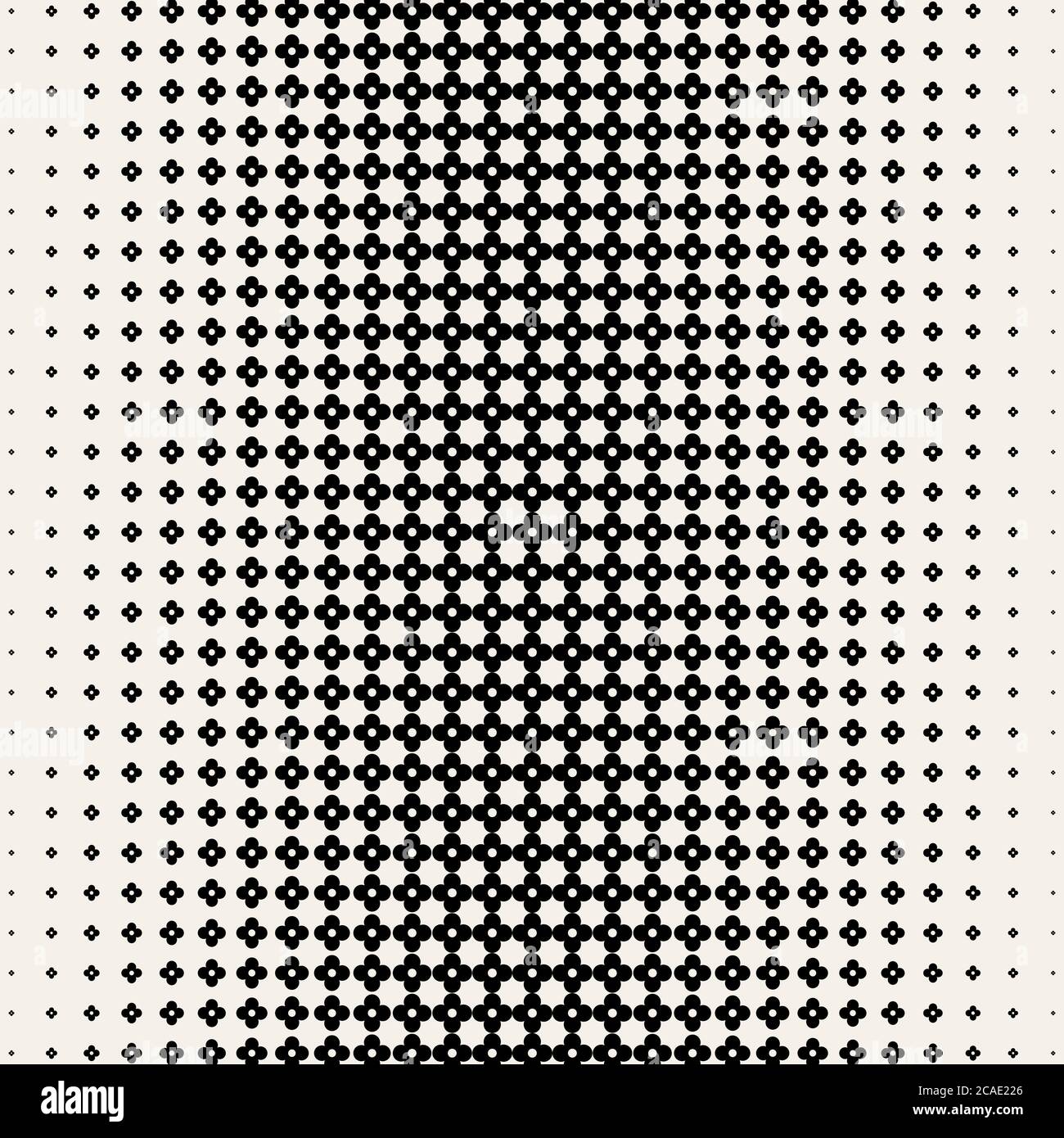 Infinity pattern. Monochrome grid with thickness which changing towards ...