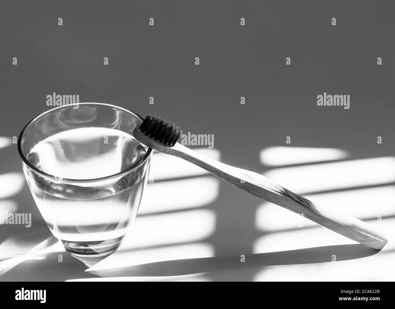 Eco friendly banner wooden Black and White Stock Photos & Images - Alamy