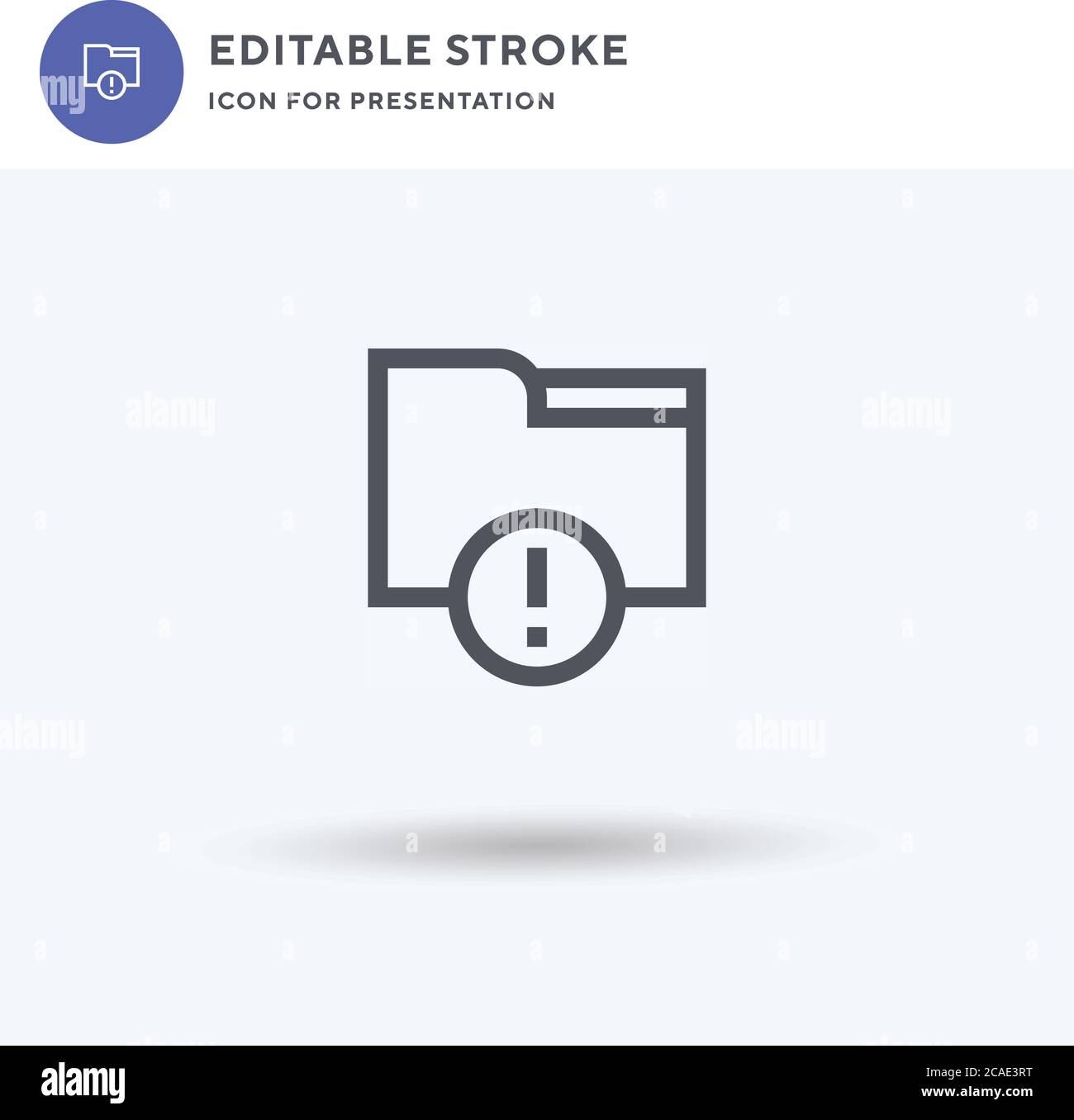 Warning icon vector, filled flat sign, solid pictogram isolated on ...