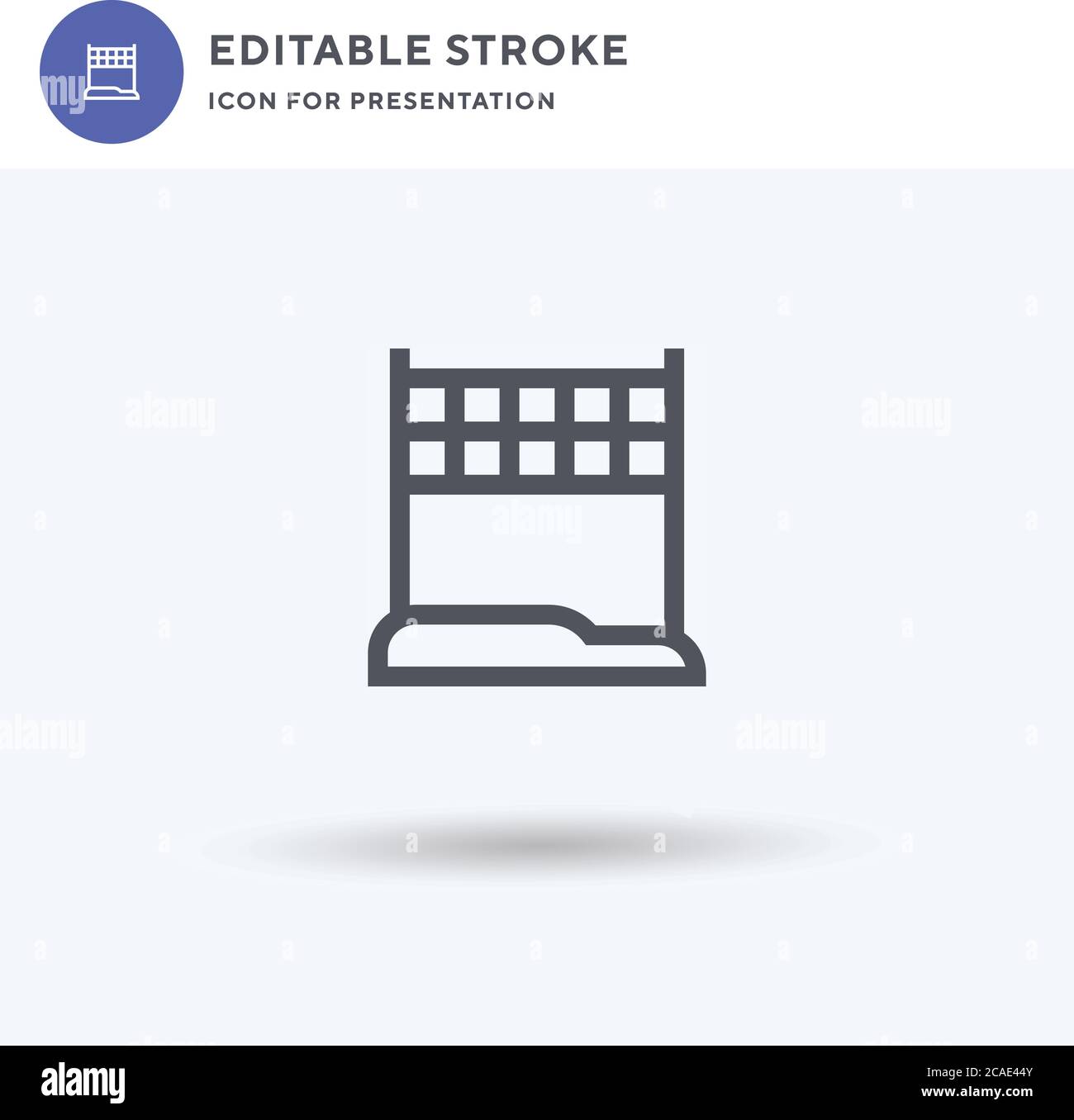 Finish icon vector, filled flat sign, solid pictogram isolated on white ...