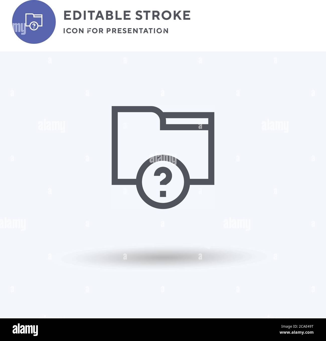 Interrogation icon vector, filled flat sign, solid pictogram isolated ...