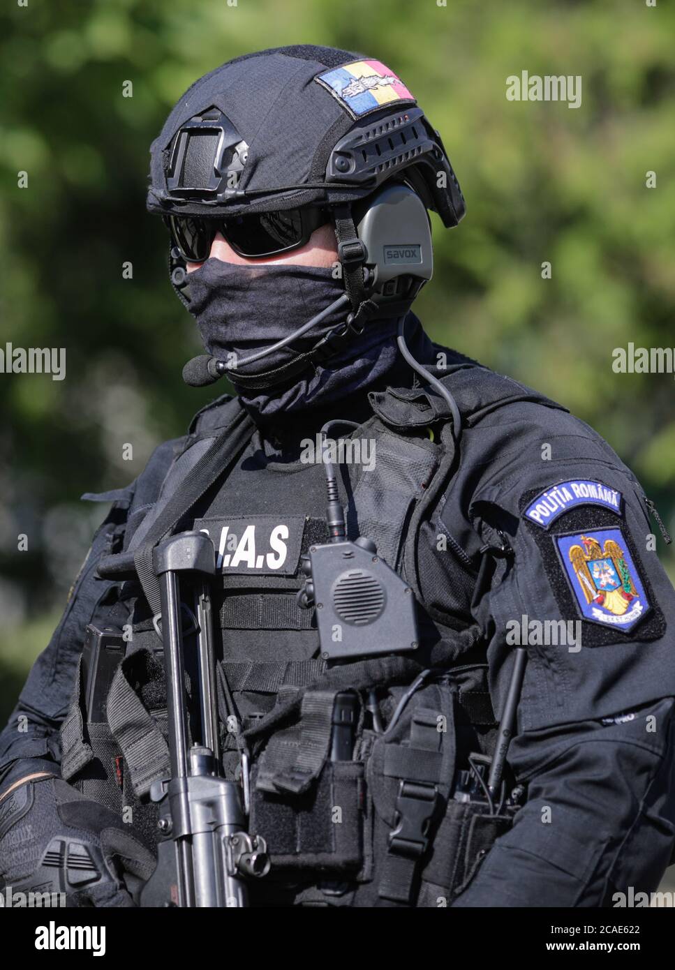 Bucharest, Romania - July 29, 2020: Officer from the Special Actions ...