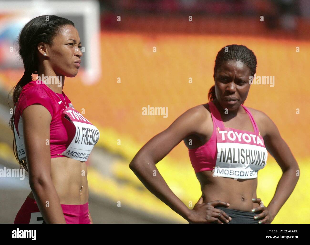 Octavious Freeman 100 M Séries During the Championnat du Monde ...