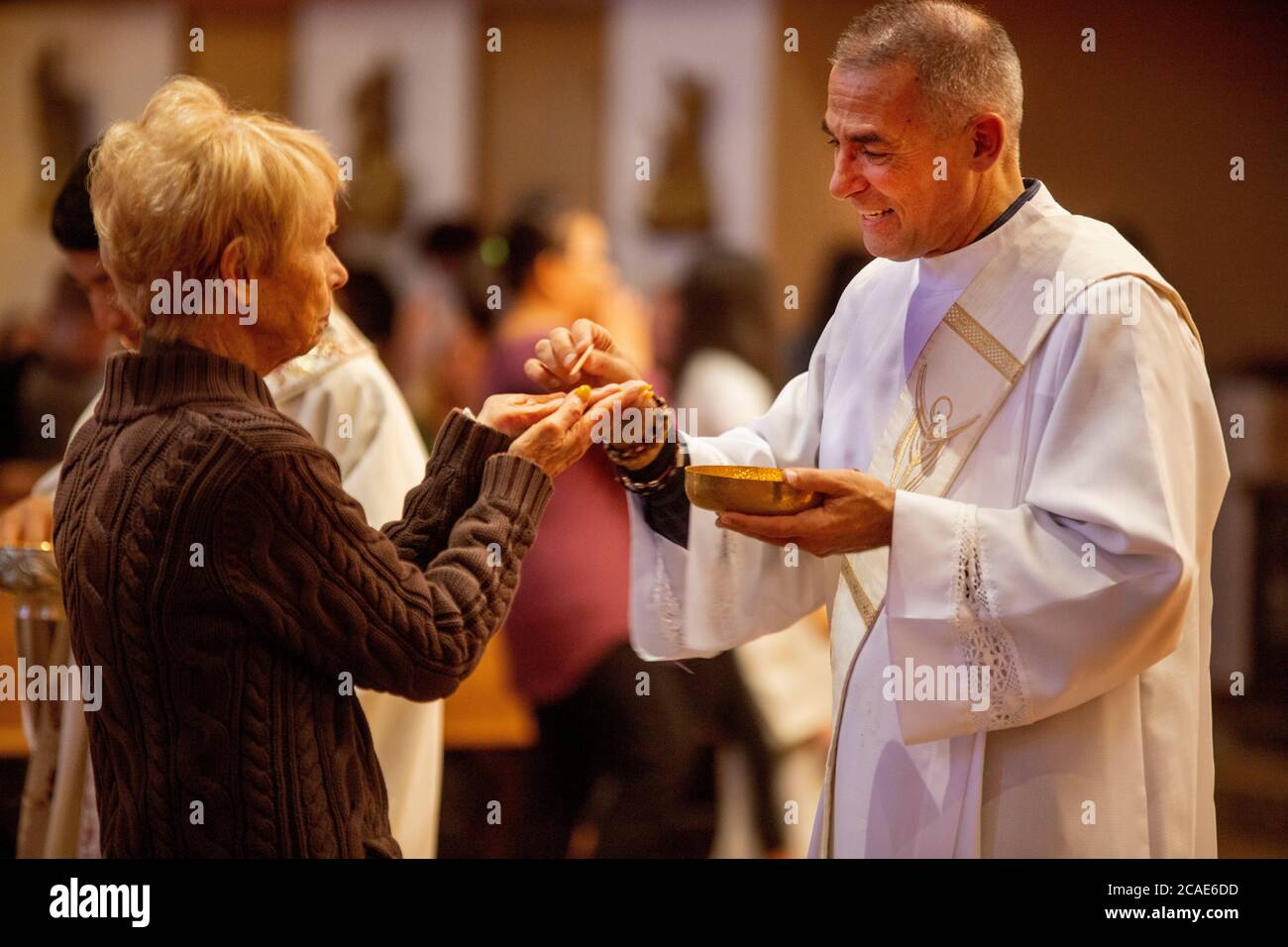 Communion wafer sacrament hi-res stock photography and images - Alamy