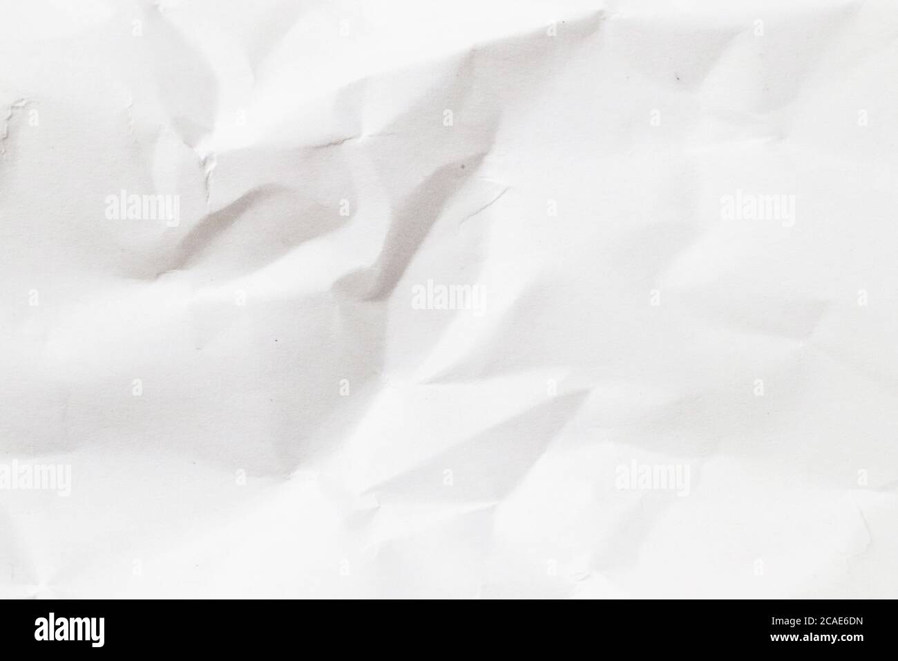 White wrinkled paper texture Stock Photo - Alamy