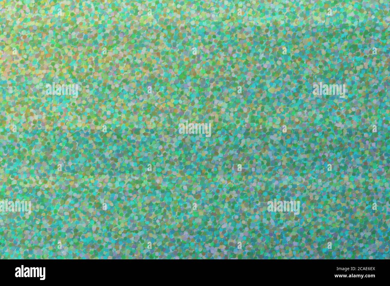 Green and yellow lines impressionist pointilism background, digitally ...