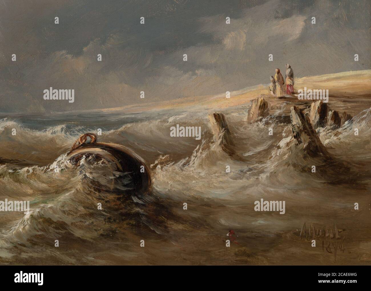 Lugger painting hi-res stock photography and images - Alamy