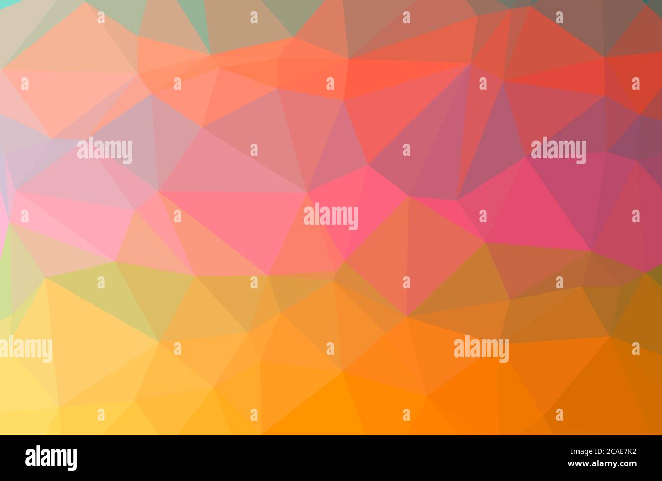 Illustration of abstract Orange horizontal low poly background ...