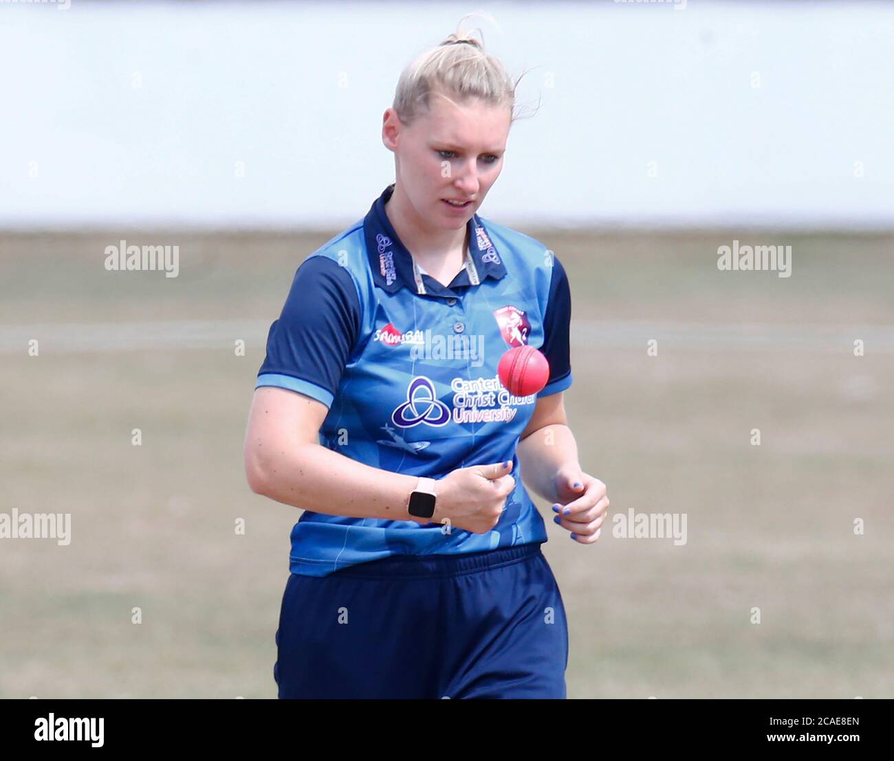 MAIDSTONE, United Kingdom, AUGUST 06: Megan Belt of Kent Women during ...