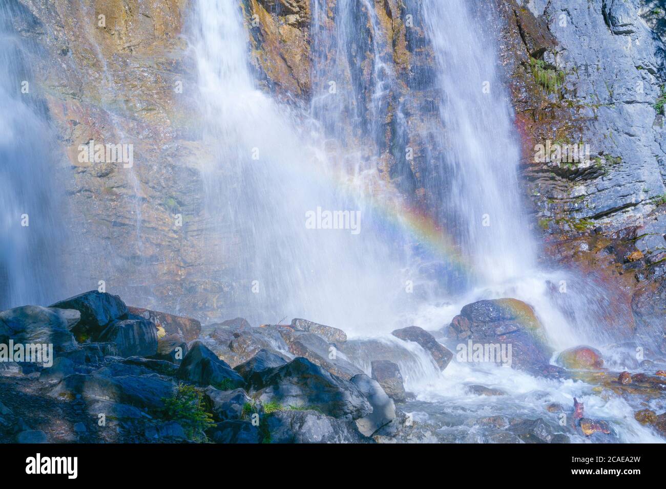 Tangle Falls, Jasper National Park, Alberta, Canada Stock Photo - Alamy