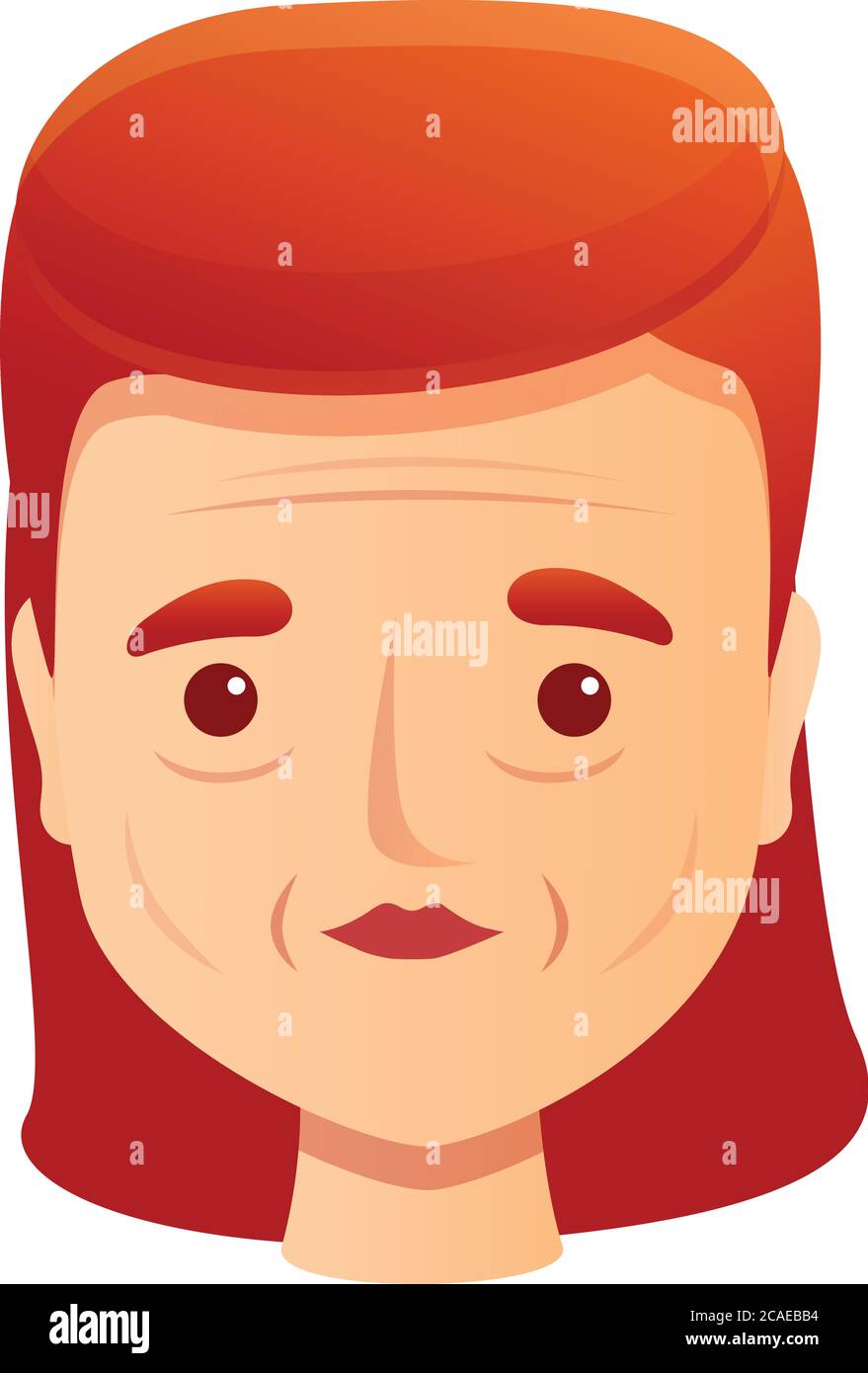 Lady age wrinkles icon. Cartoon of lady age wrinkles vector icon for ...