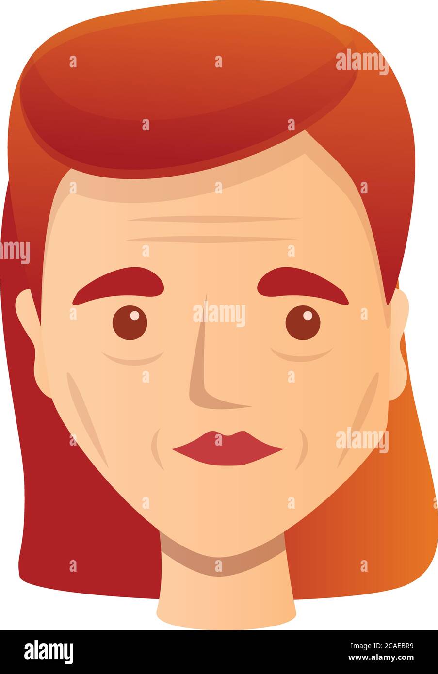 Woman wrinkles icon. Cartoon of woman wrinkles vector icon for web ...