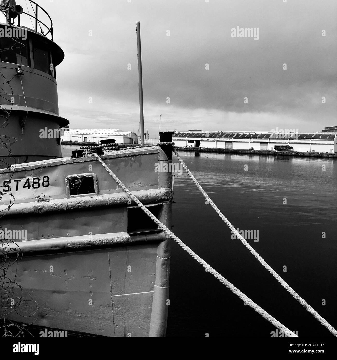 US ST 488 tug, Le Havre, Seine-Martime, Normandy, France Stock Photo ...