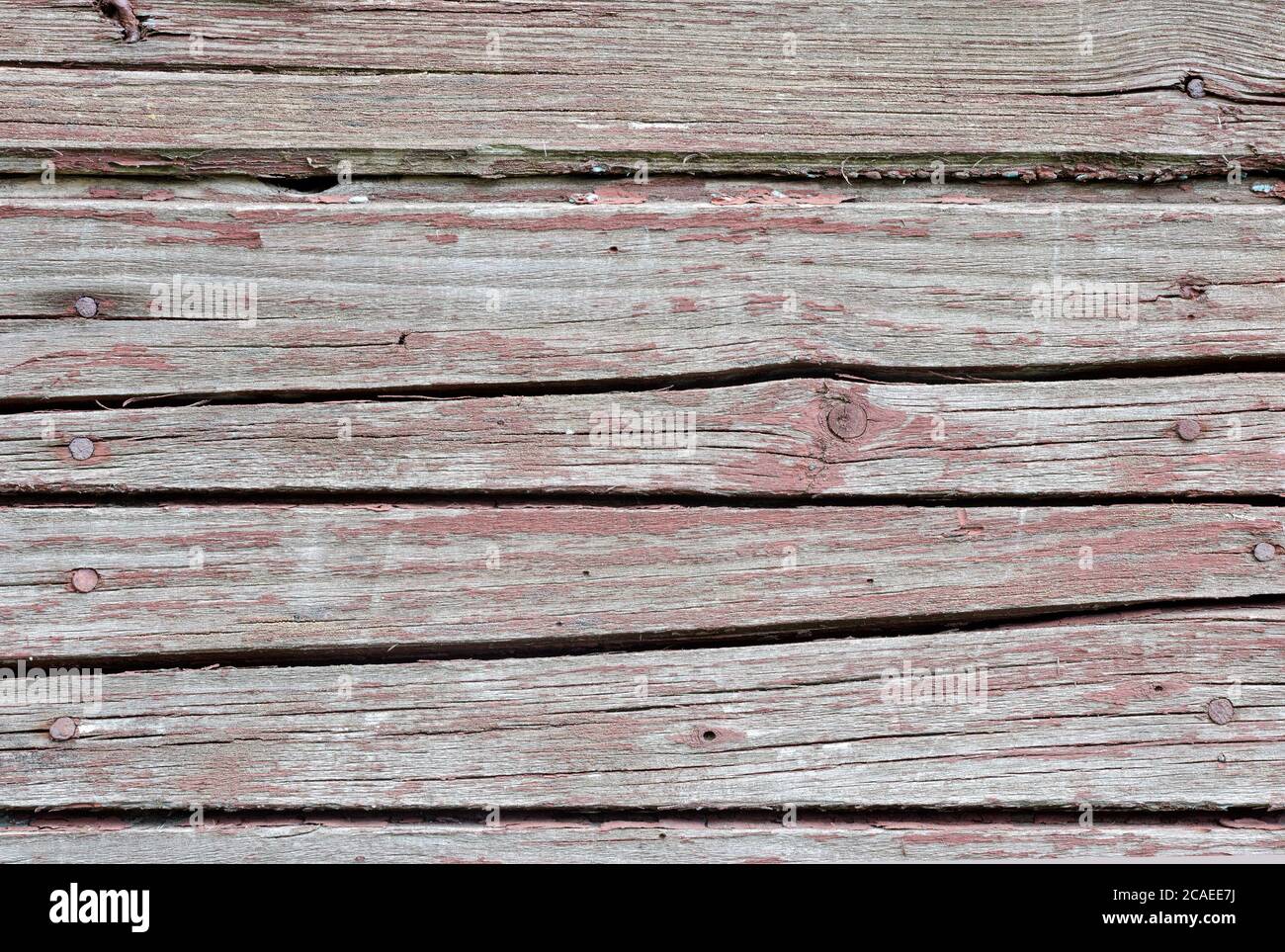 Red vintage planks. Horizontally arranged. Texture. Background Stock ...