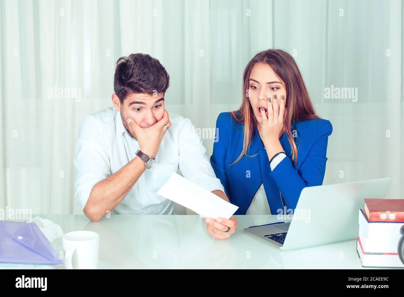 Dumbfounded coworkers hi-res stock photography and images - Alamy