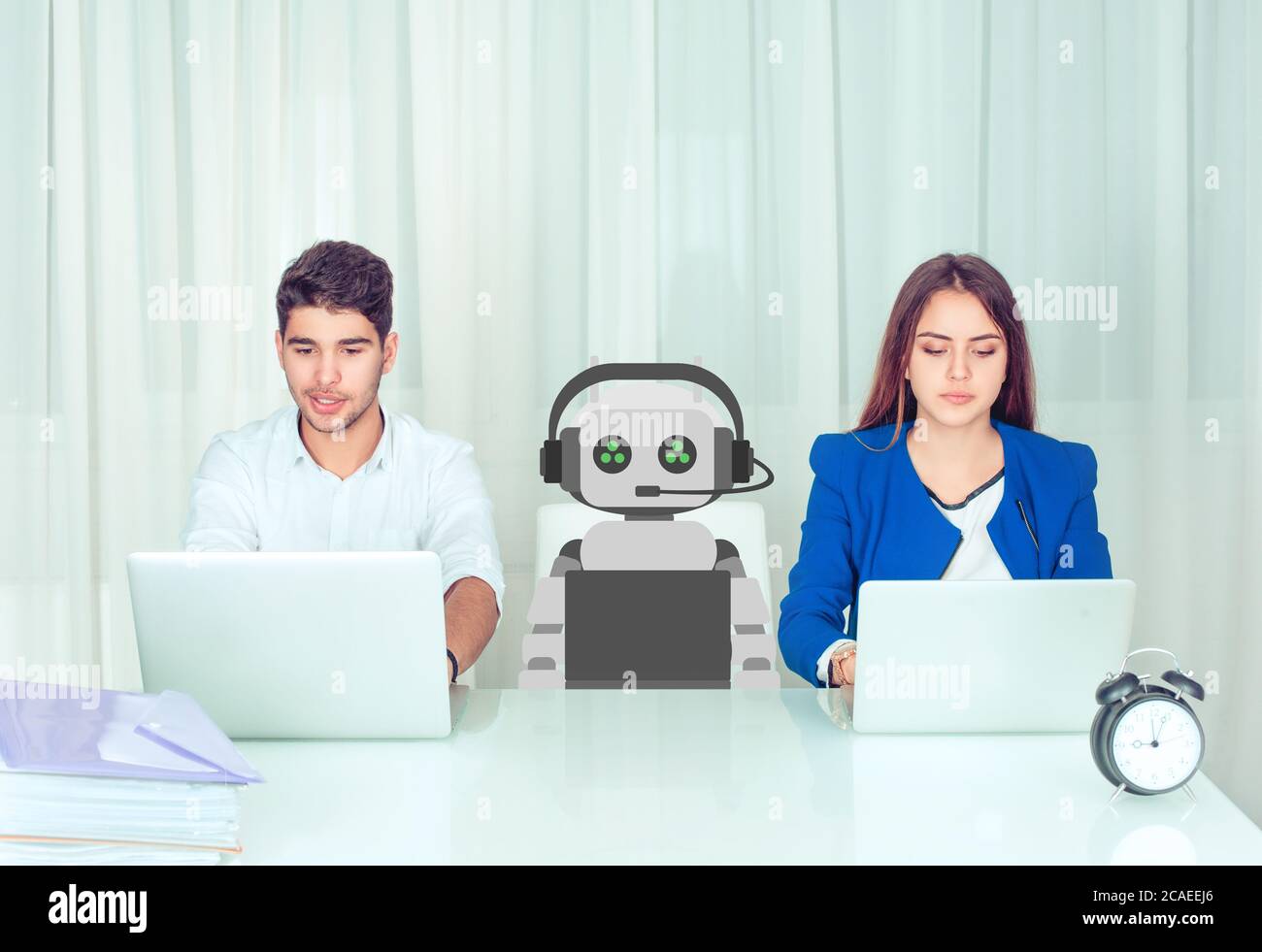 Automation workforce hi-res stock photography and images - Alamy