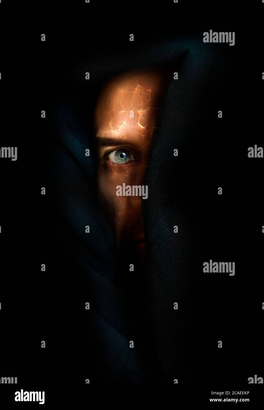 Christian monk praying hi-res stock photography and images - Alamy