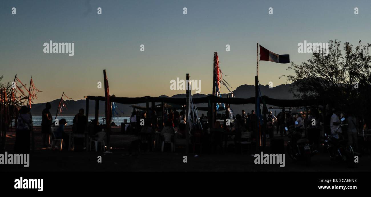 Celebration of the new year Seri in the indigenous community Punta ...