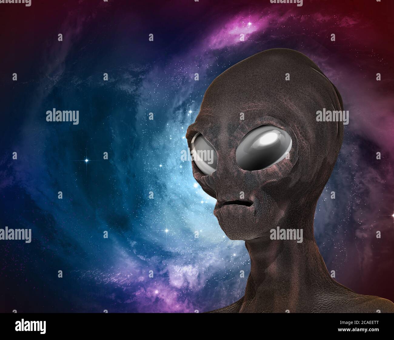 alien, 3D illustration Stock Photo - Alamy