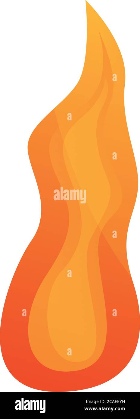 Speed fire flame icon. Cartoon of speed fire flame vector icon for web ...