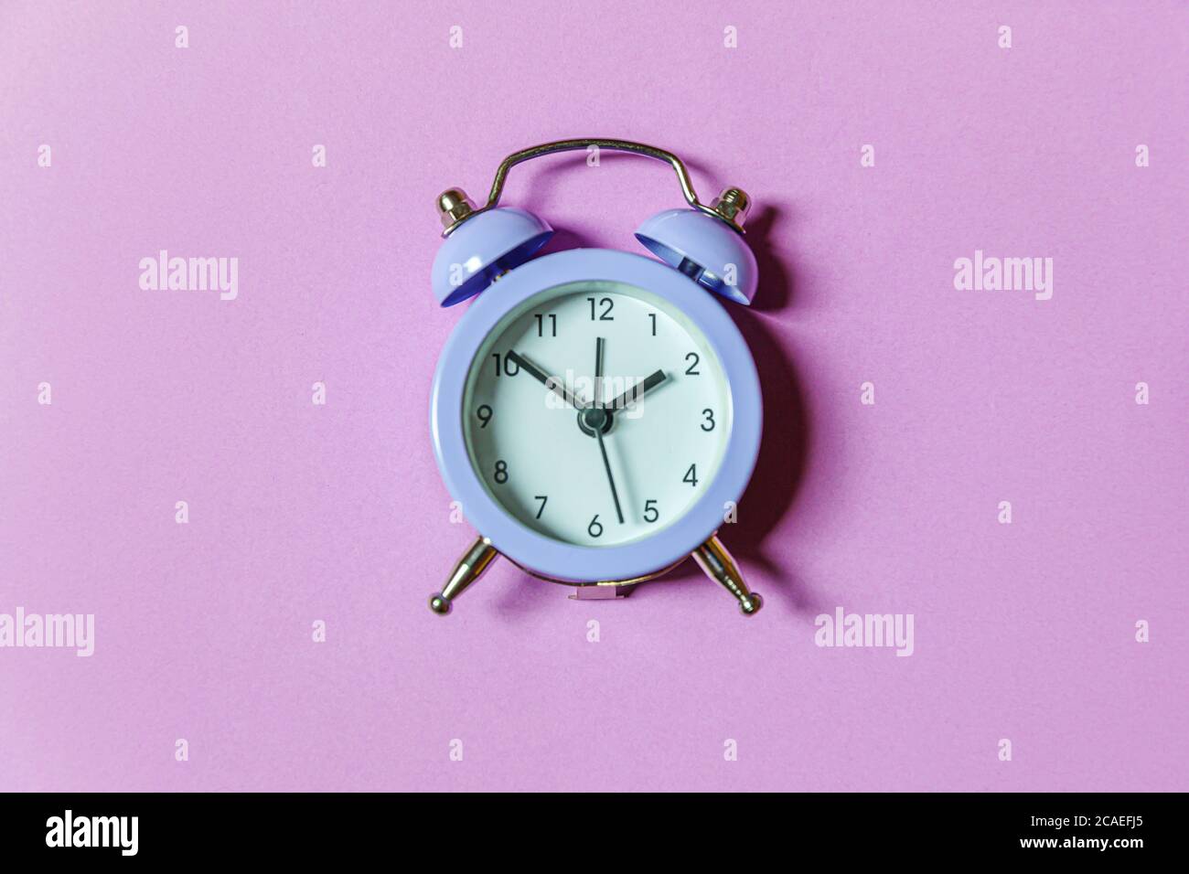 Simply minimal design ringing twin bell vintage classic alarm clock ...