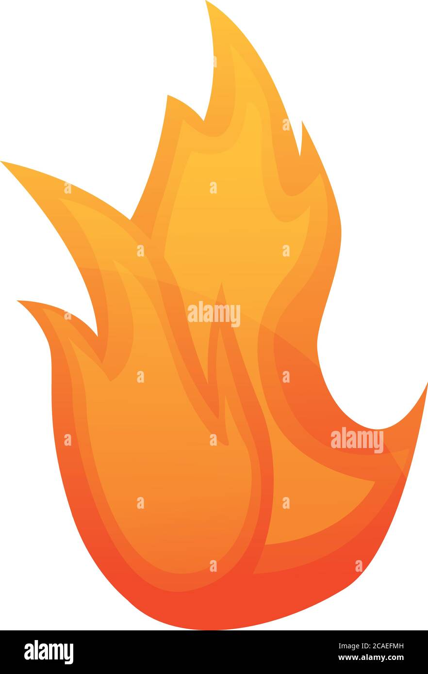 Blaze fire flame icon. Cartoon of blaze fire flame vector icon for web ...