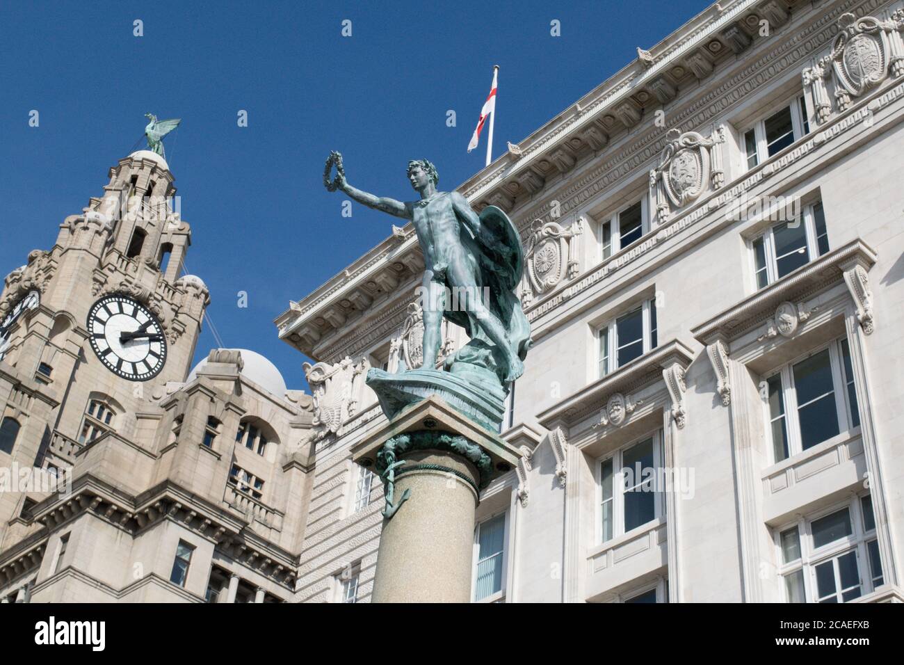 Stone angel liverpool hi-res stock photography and images - Alamy