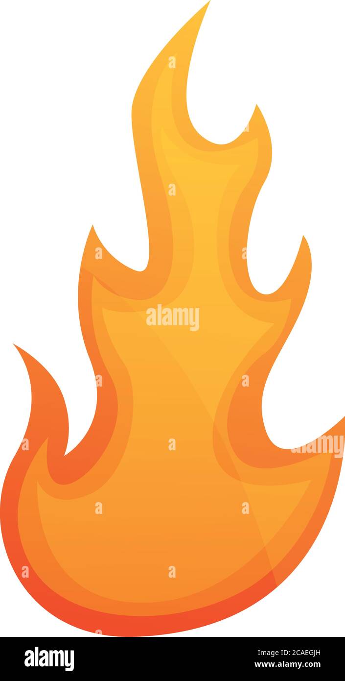 Inferno flame icon. Cartoon of inferno flame vector icon for web design ...
