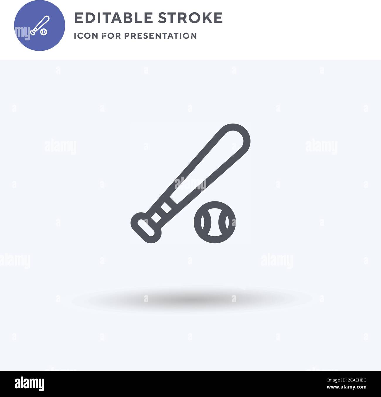 Baseball Ball icon vector, filled flat sign, solid pictogram isolated ...