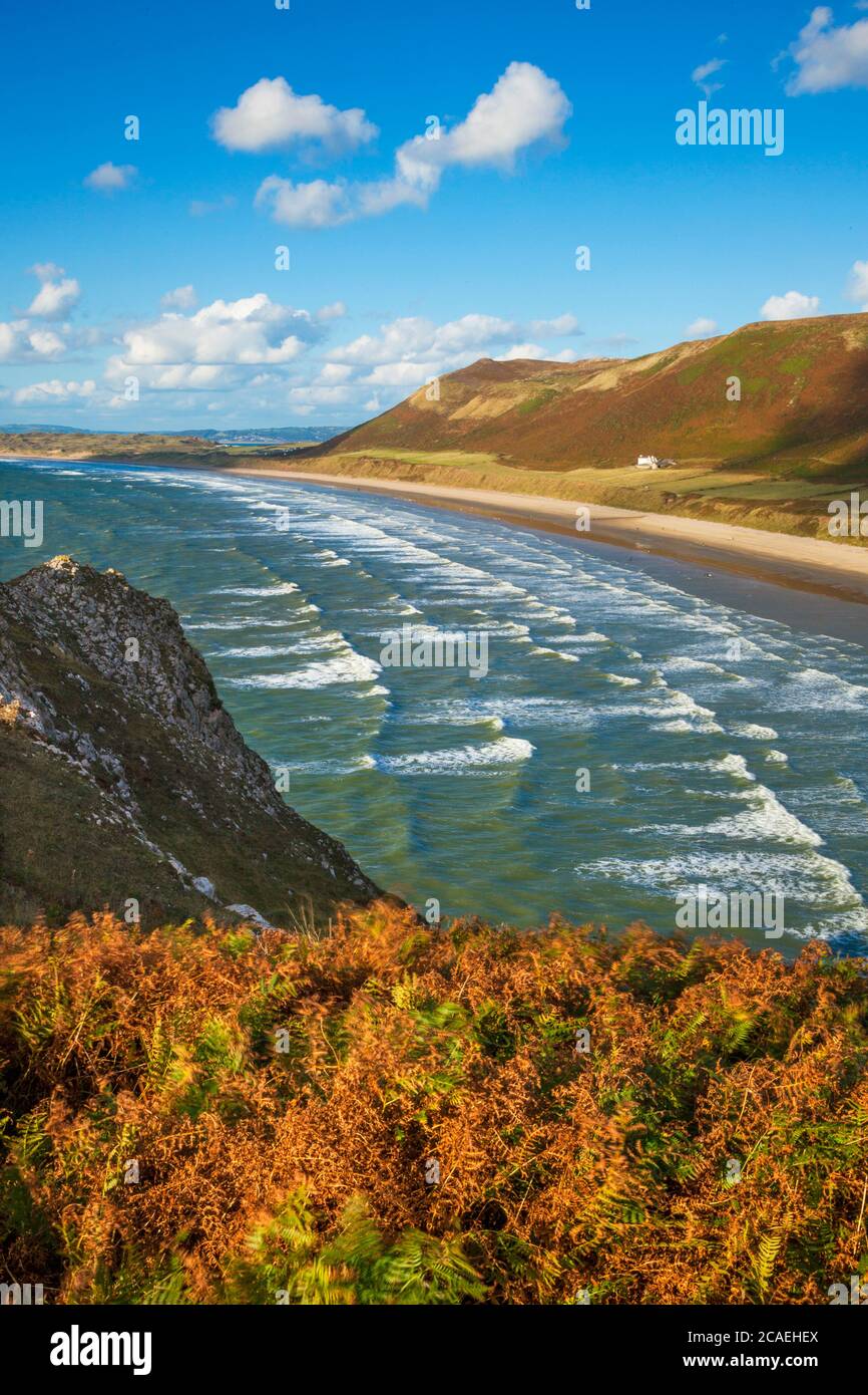 Rhossili Bay Gower Peninsula High Resolution Stock Photography and ...