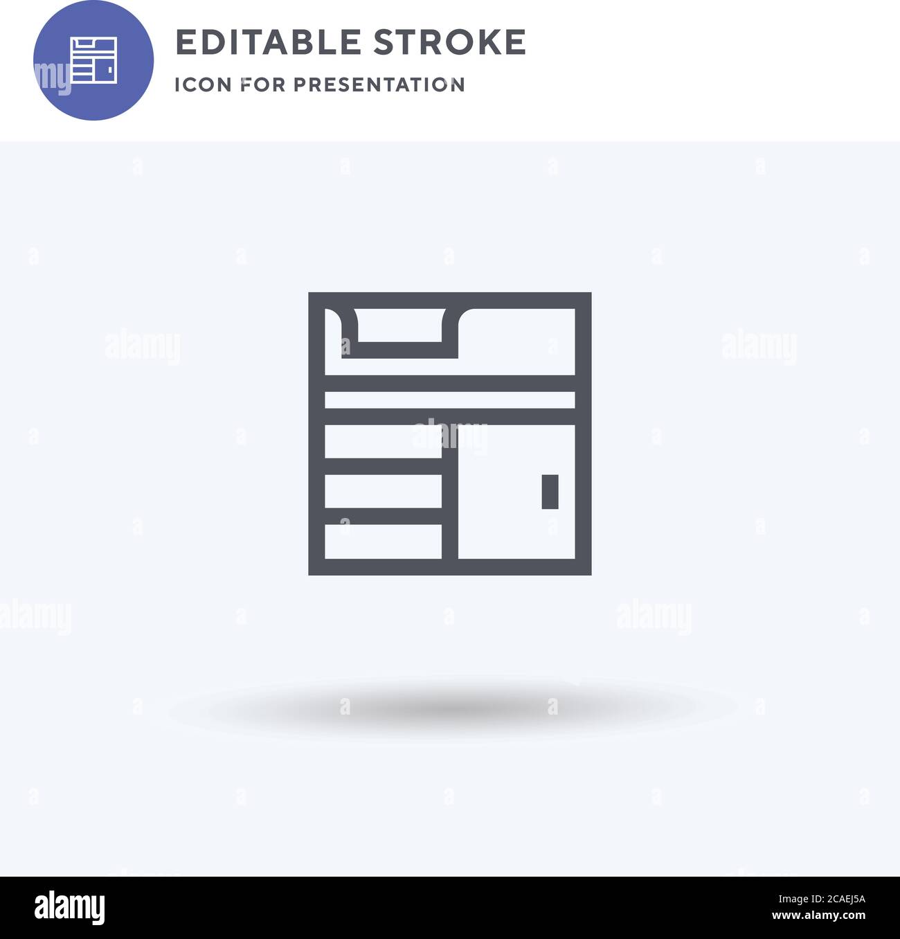 Changing Table icon vector, filled flat sign, solid pictogram isolated ...