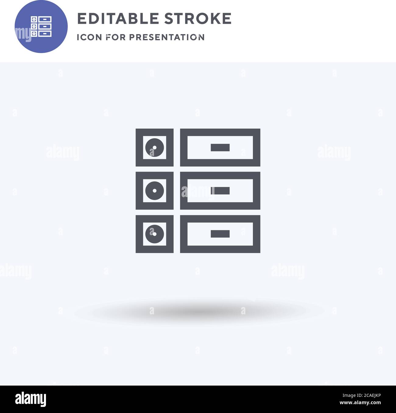 Attributes icon vector, filled flat sign, solid pictogram isolated on ...