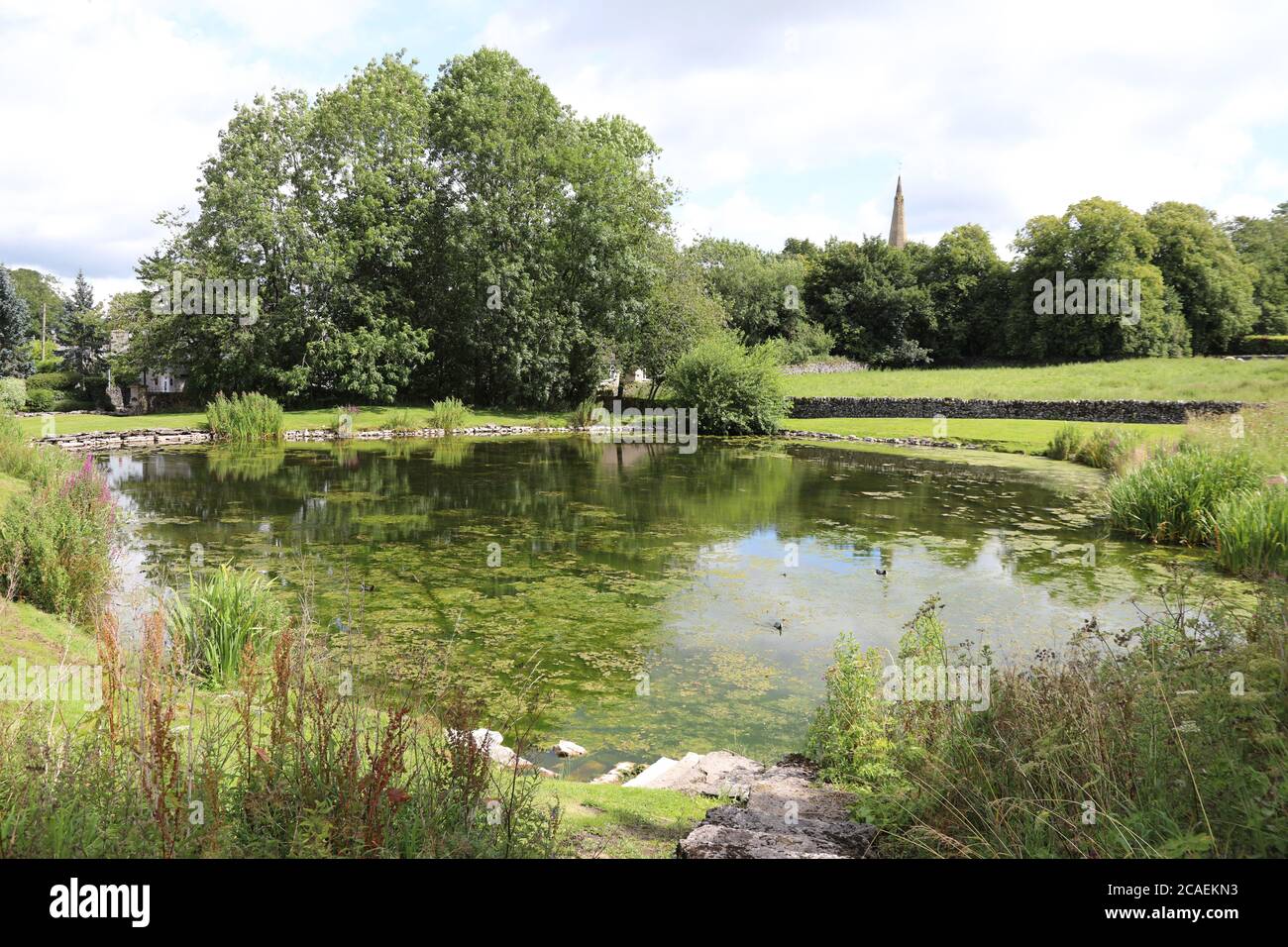 Mere pond once used as a trade route watering point in the old lead ...