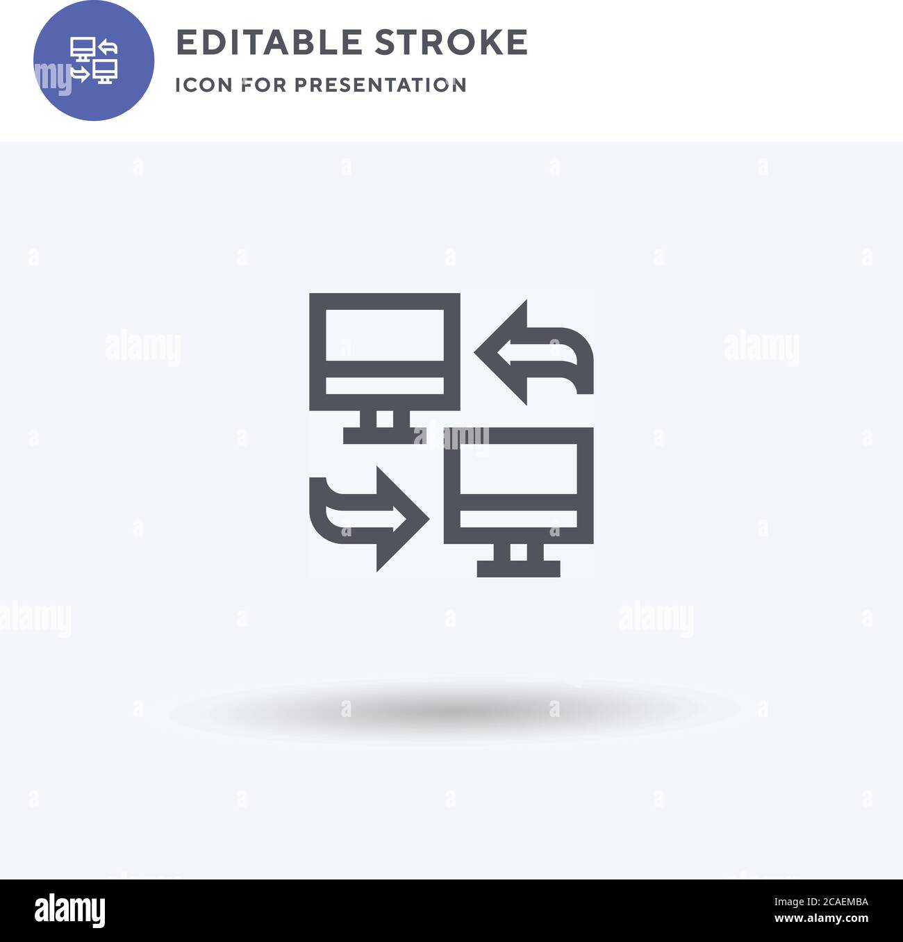 Data Transfer icon vector, filled flat sign, solid pictogram isolated ...