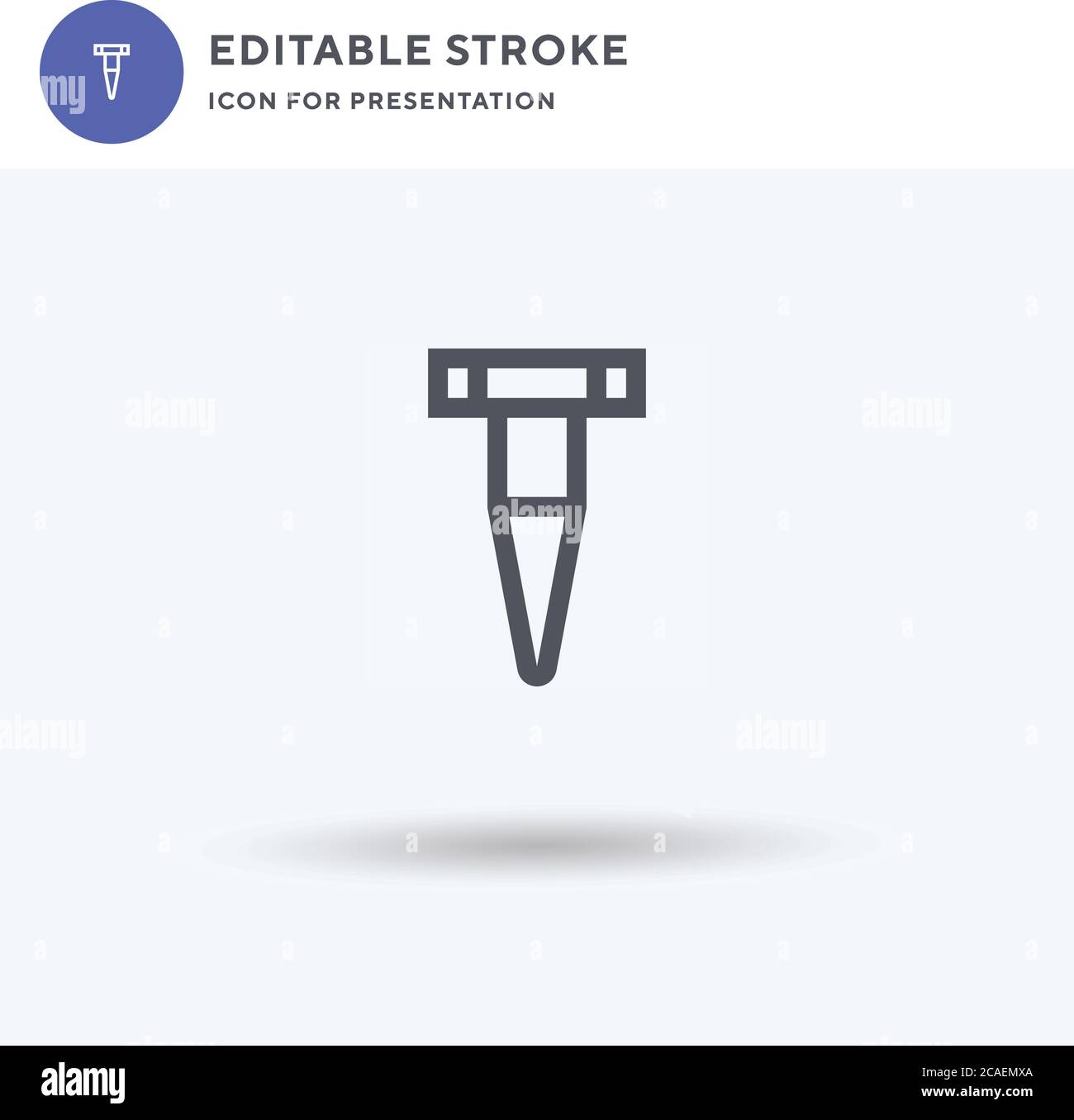 Wooden garden dibber Stock Vector Images - Alamy