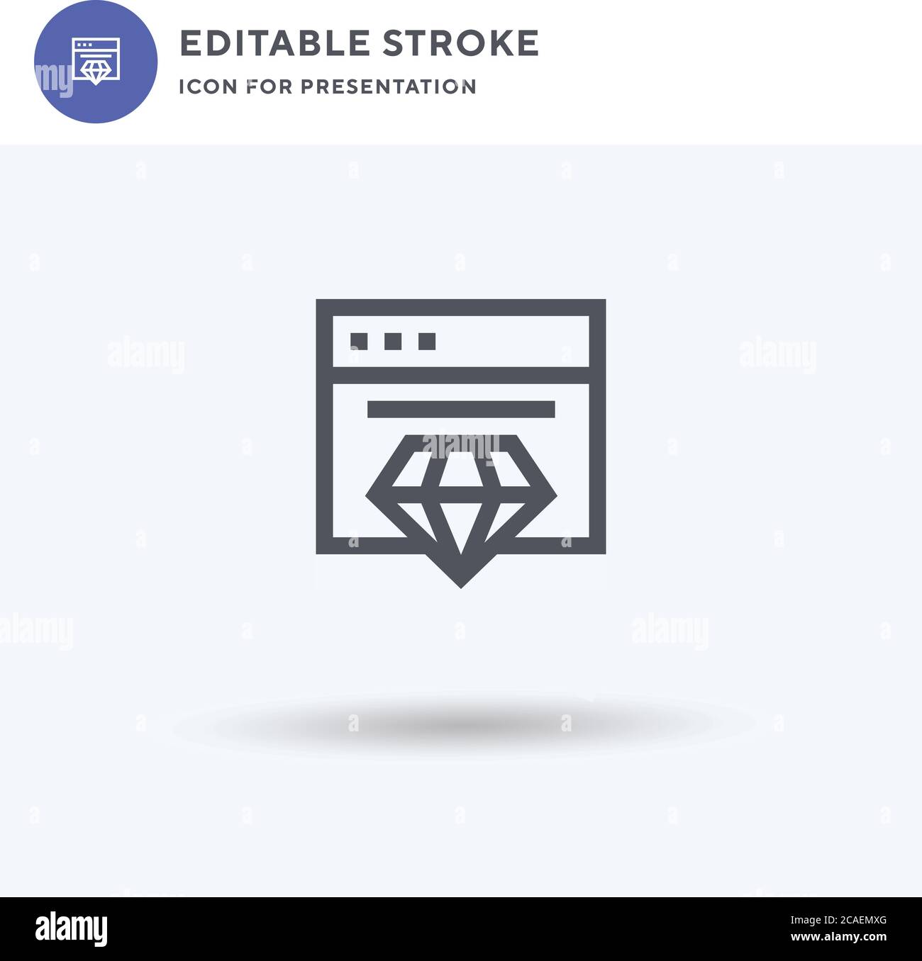 Clean Code icon vector, filled flat sign, solid pictogram isolated on ...