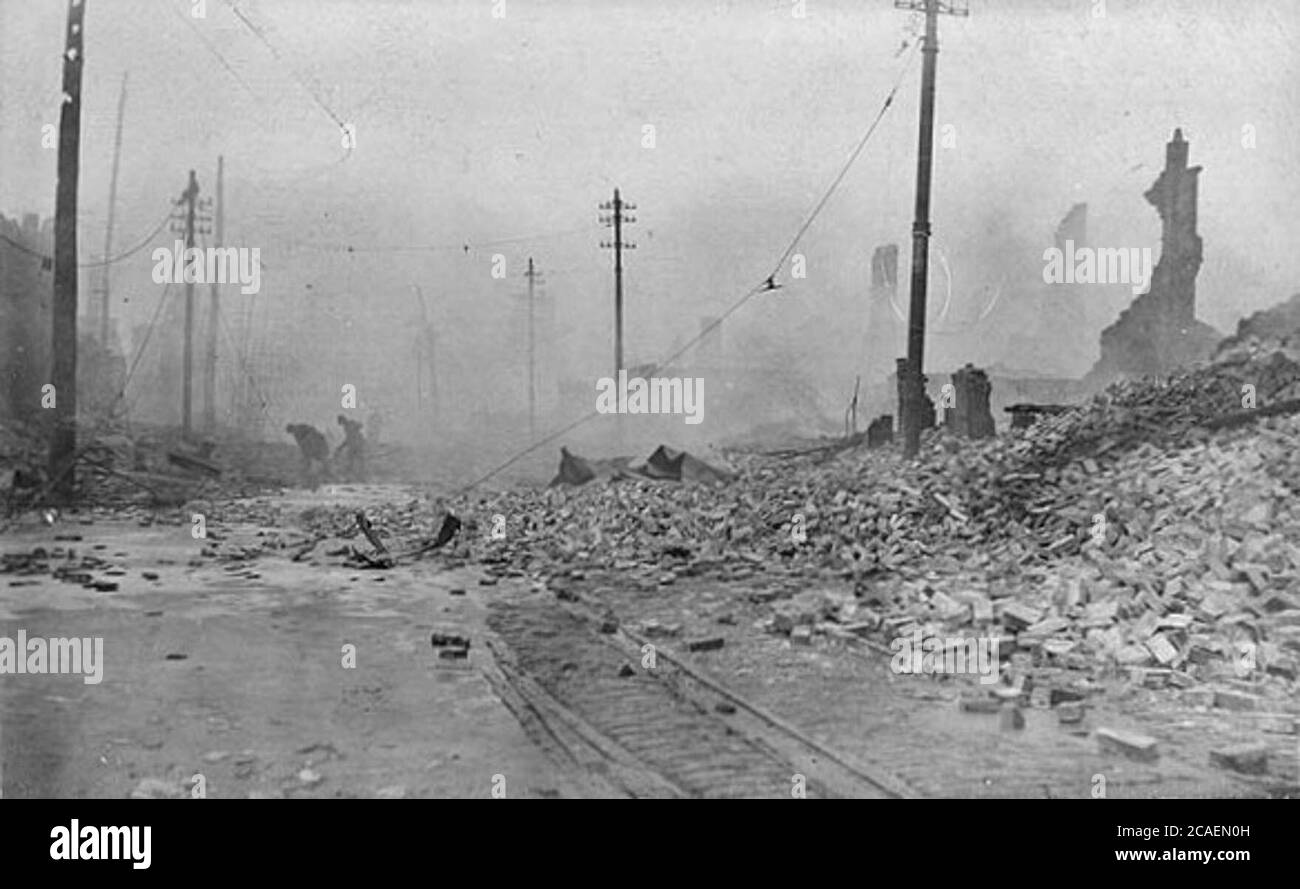 Baltimore Fire 1904 Stock Photo - Alamy
