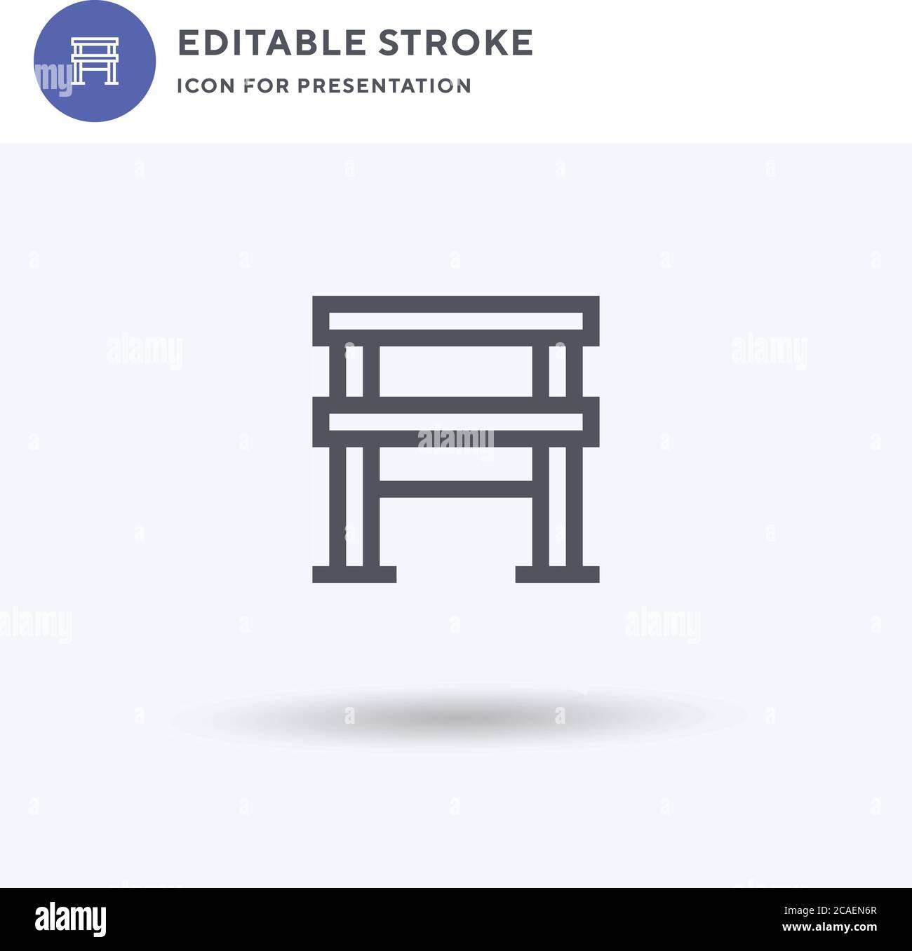 Parallel Bars icon vector, filled flat sign, solid pictogram isolated ...