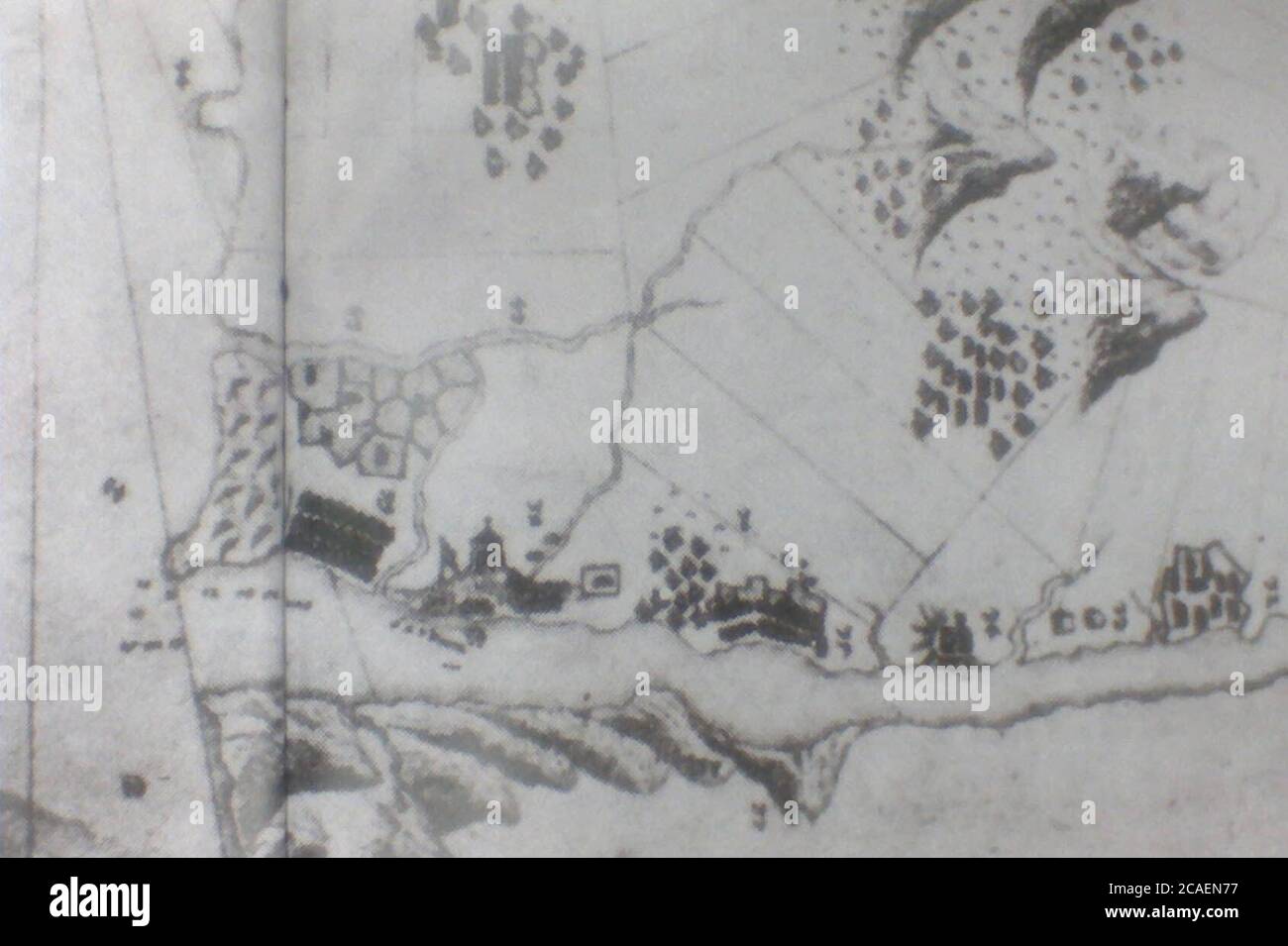 Antique fort map hi-res stock photography and images - Alamy