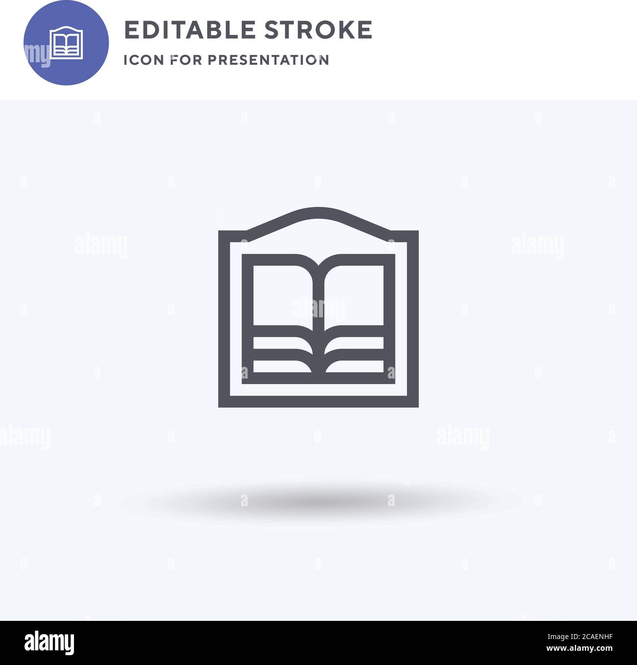 Bookstore icon vector, filled flat sign, solid pictogram isolated on ...