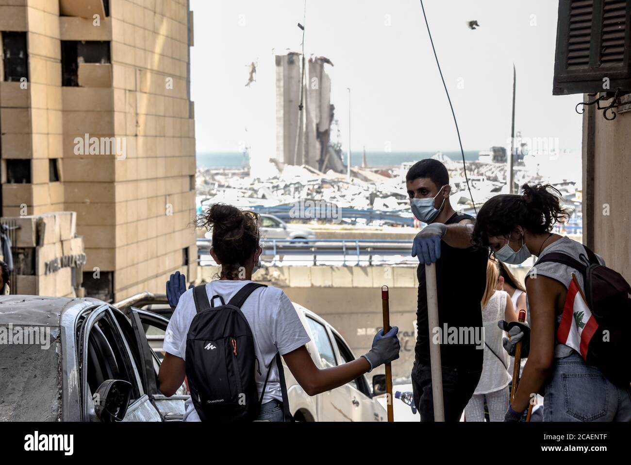 Beirut port to rebuild hi-res stock photography and images - Alamy