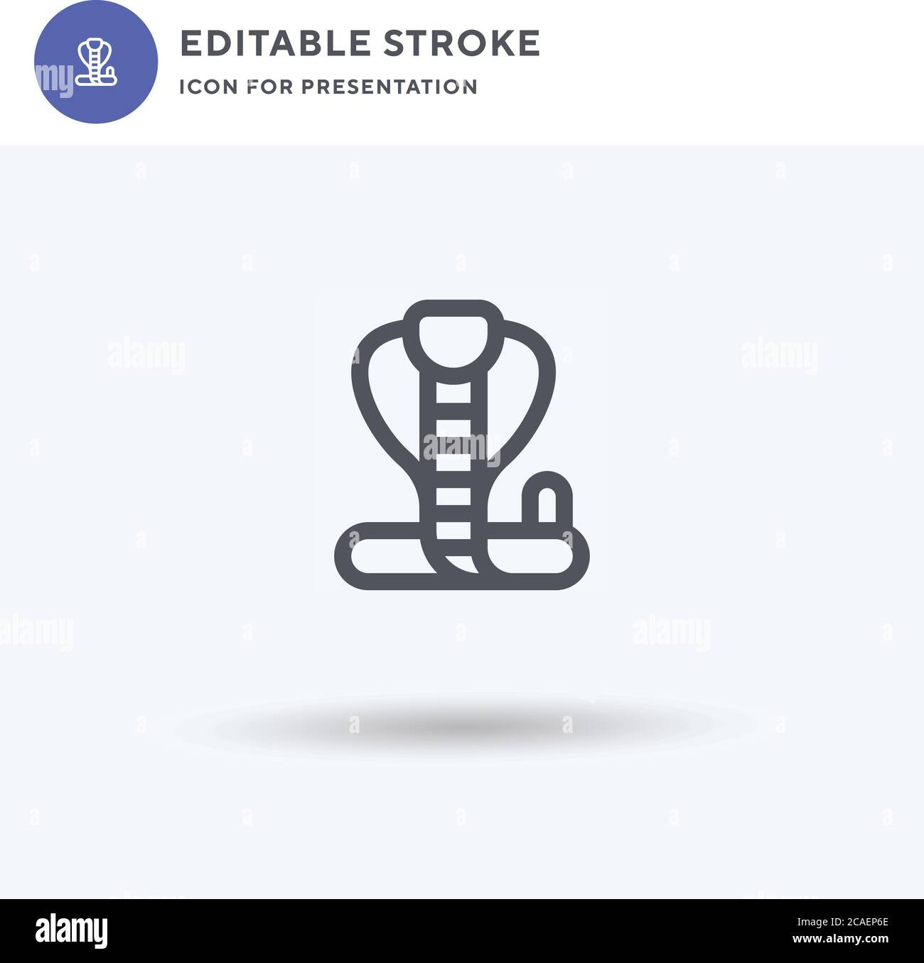 King cobra outline Stock Vector Images - Alamy