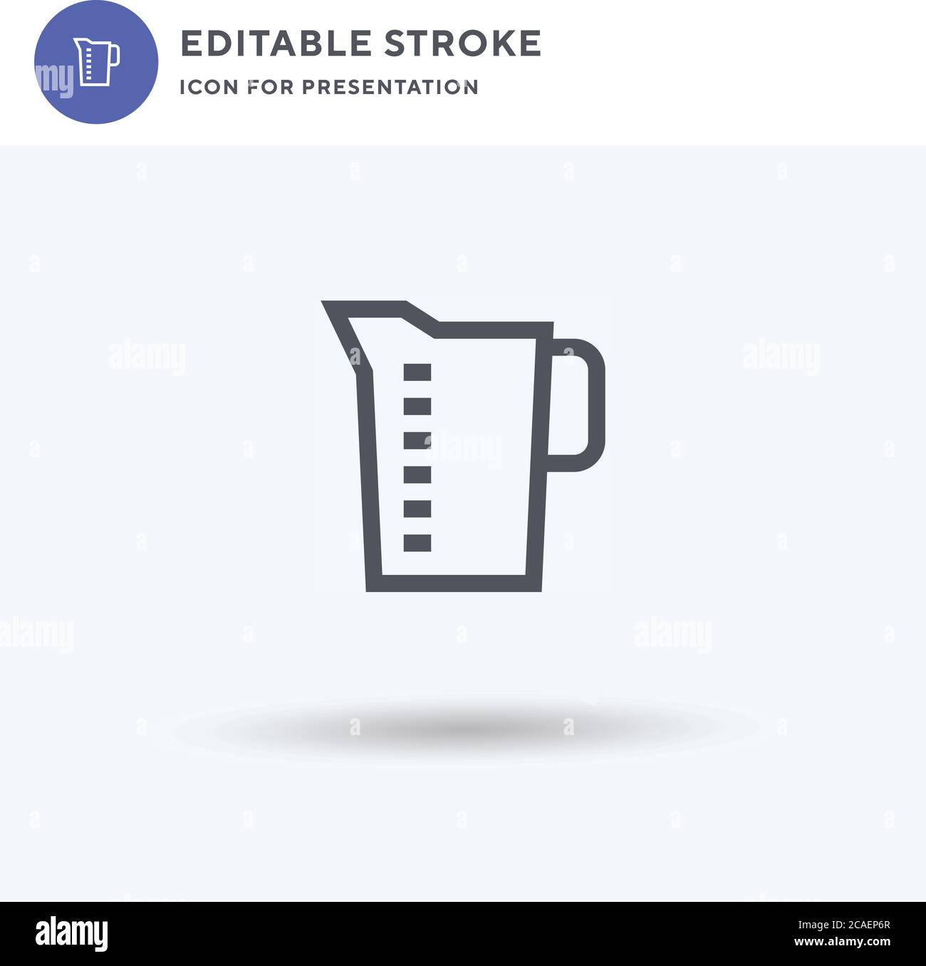 Measuring Jar icon vector, filled flat sign, solid pictogram isolated ...