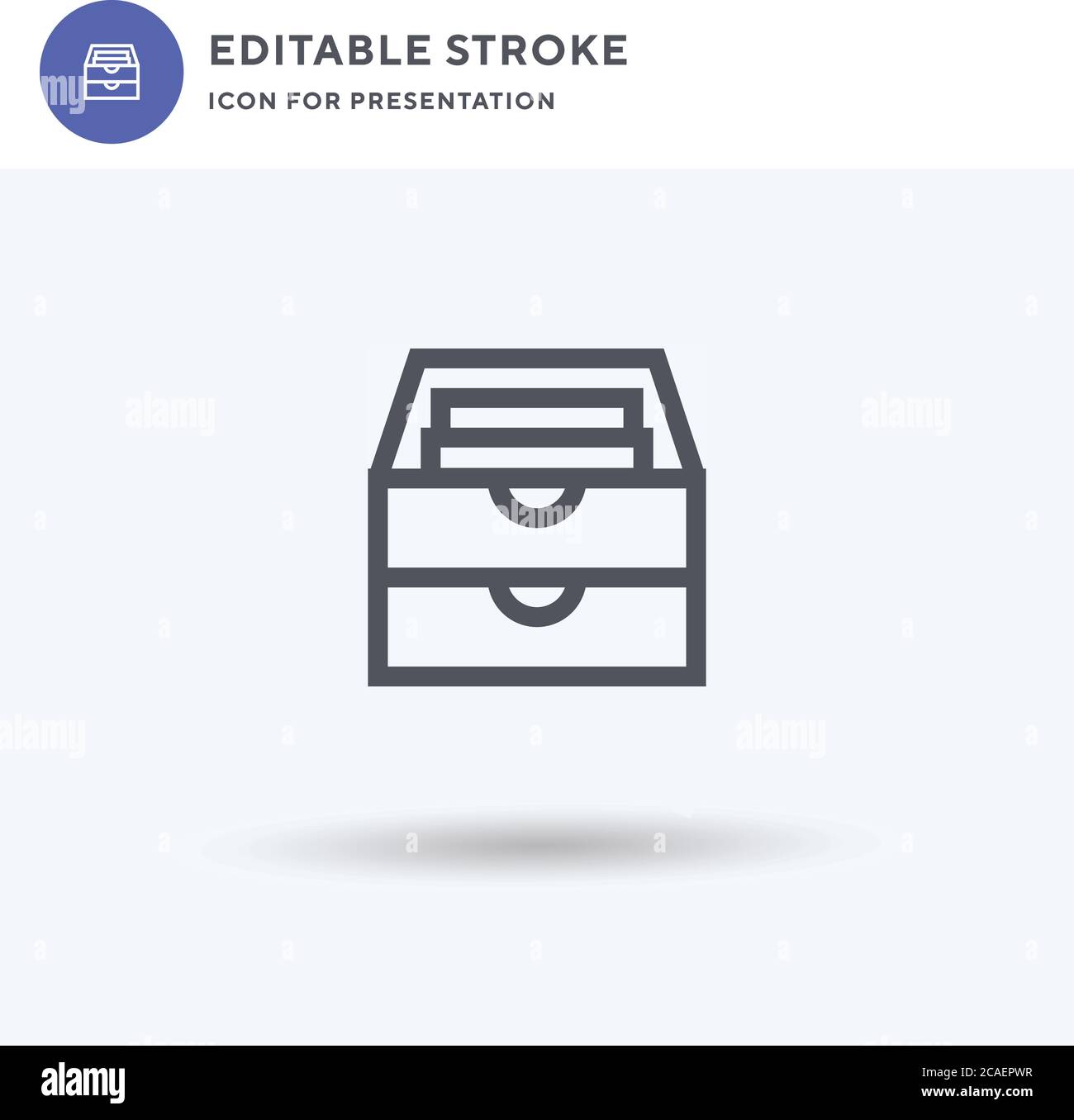 Inbox icon vector, filled flat sign, solid pictogram isolated on white ...