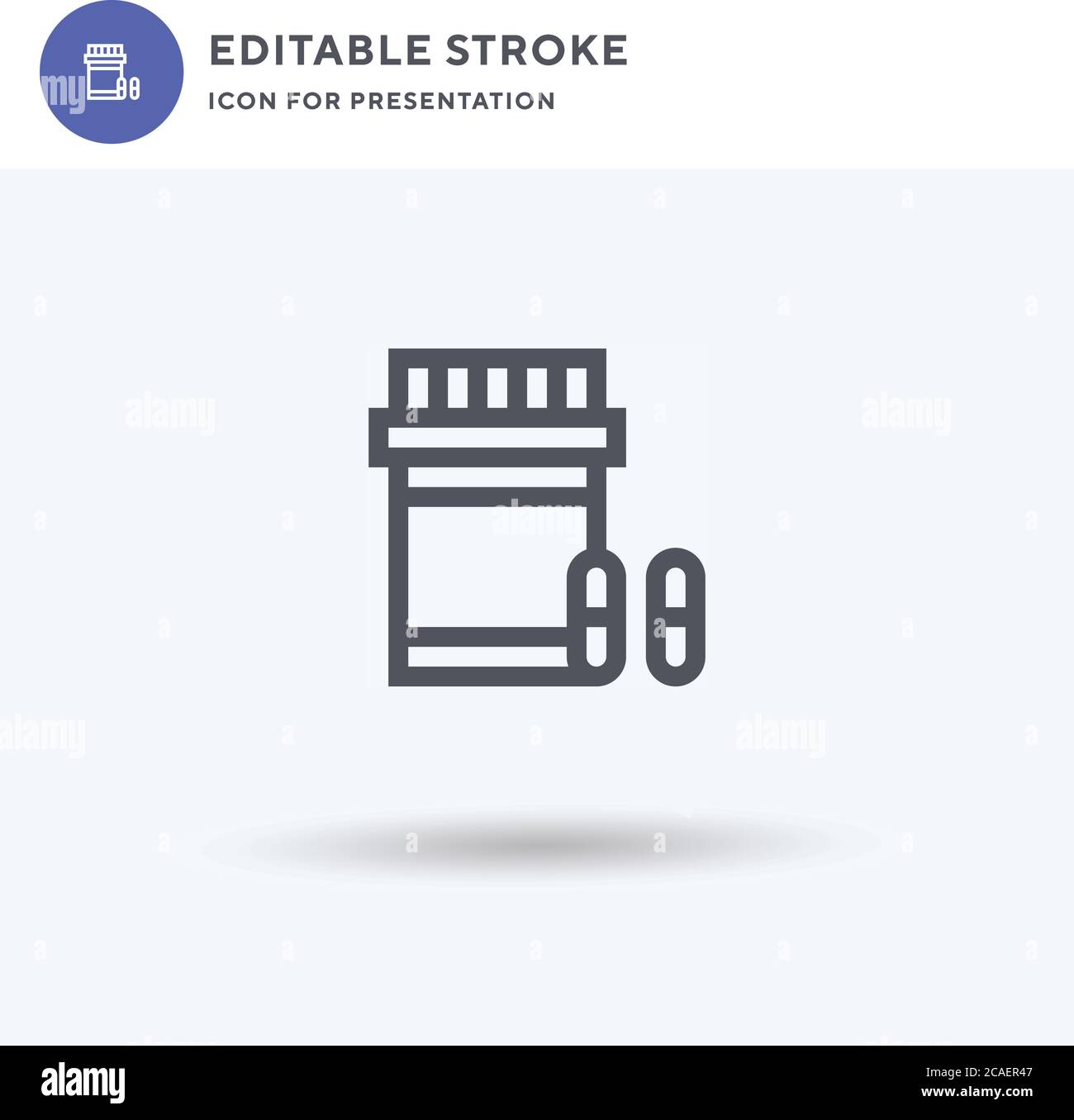 Analgesic icon vector, filled flat sign, solid pictogram isolated on ...