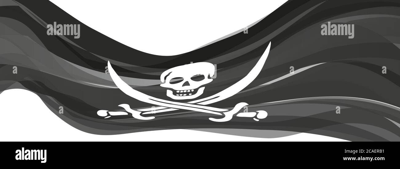 Pirate jolly roger swords hi-res stock photography and images - Alamy