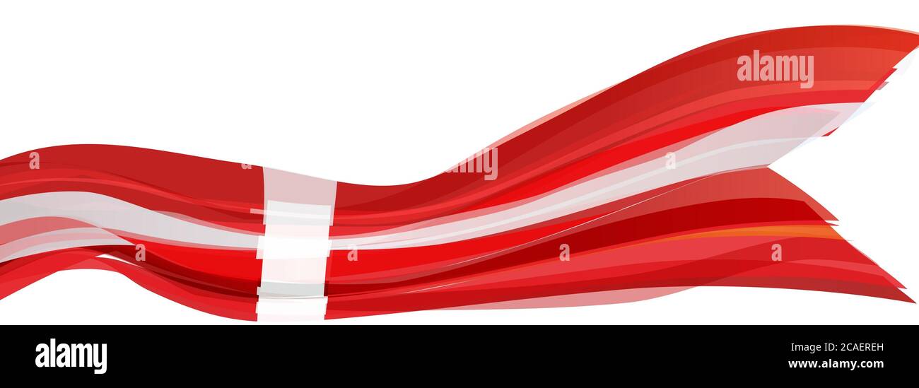 Flag of Denmark, red with white cross Flag of the Kingdom of Denmark ...