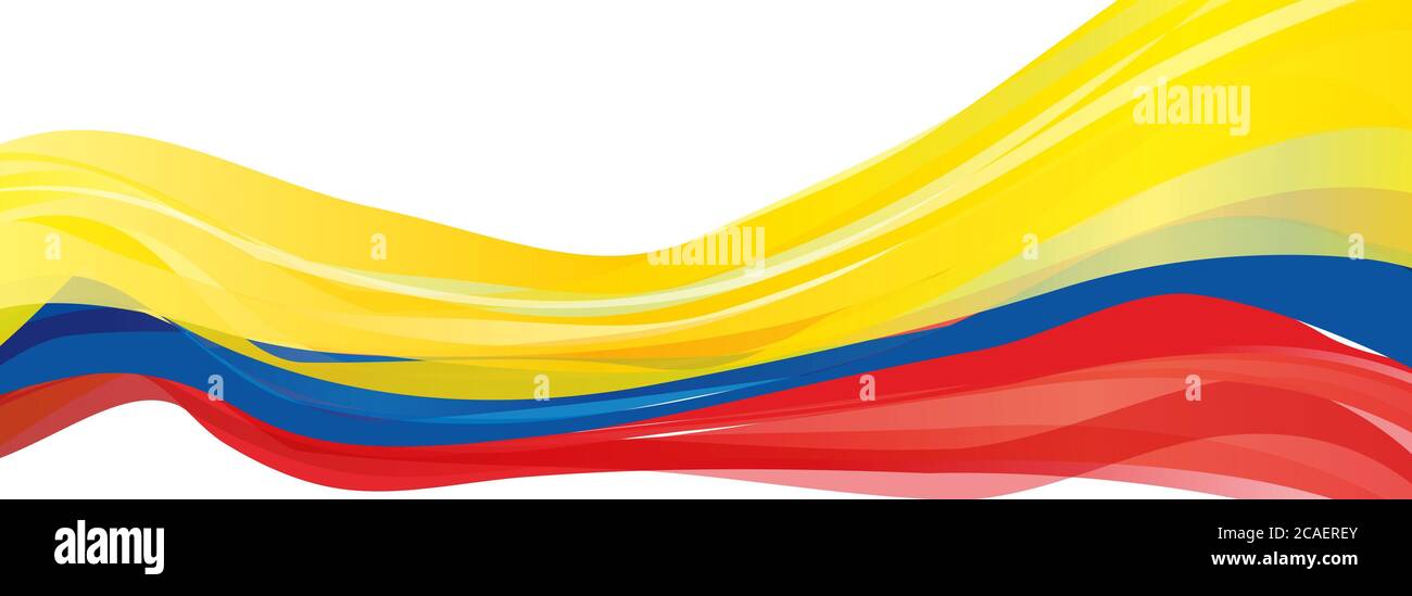 Flag of Colombia, yellow blue red Flag of the Republic of Colombia ...
