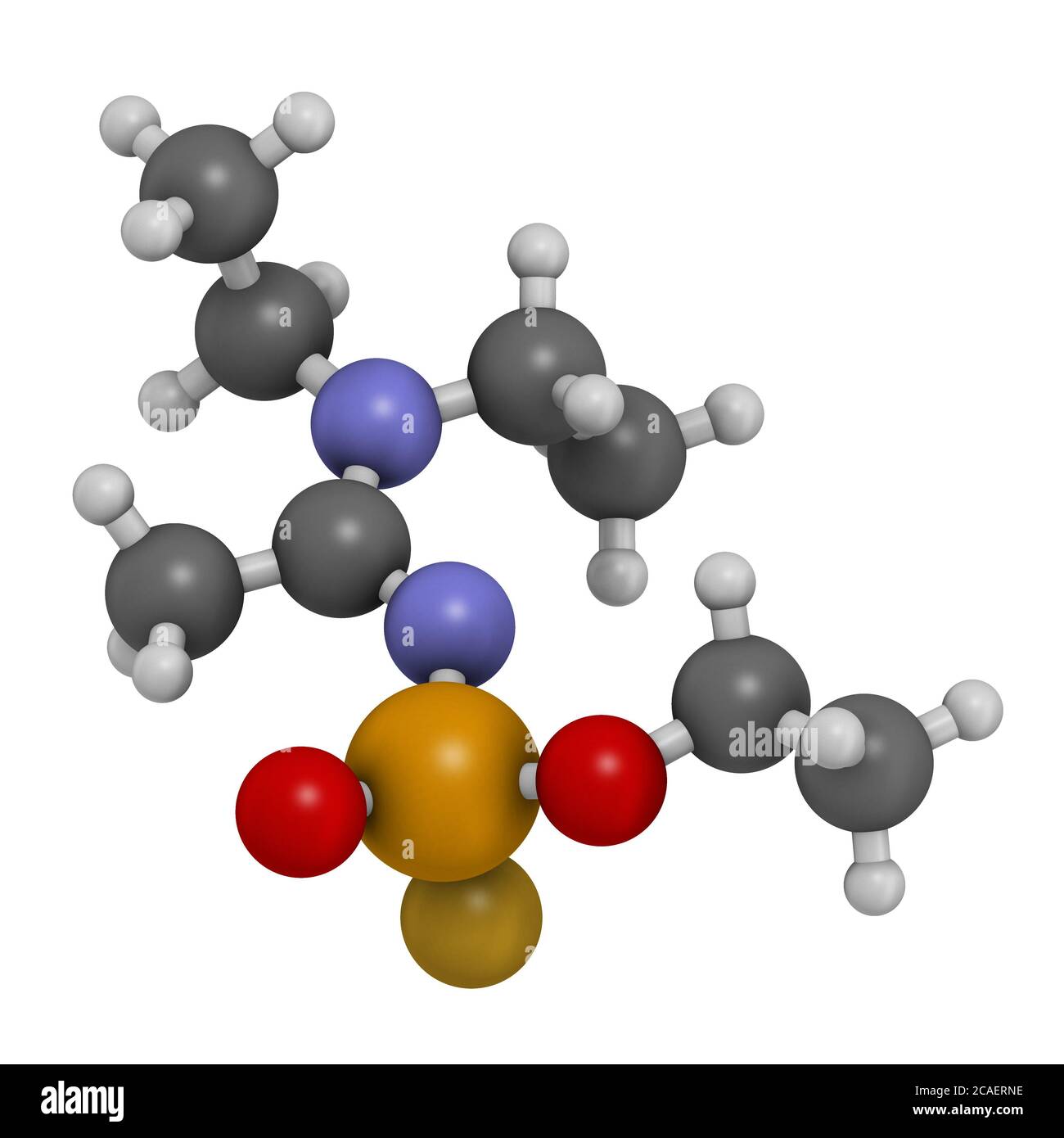 Novichok agent A-234 molecule, chemical structure as proposed by ...